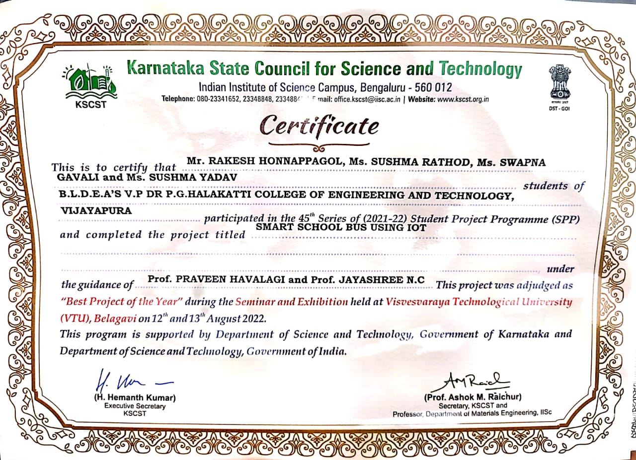 BLDEA's Dr. P. G. Halakatti College of Engineering & Technology ...